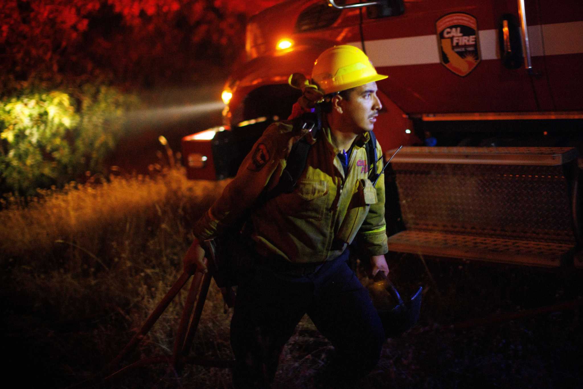 Electra Fire: Man was trapped in PG&E building while blaze burned