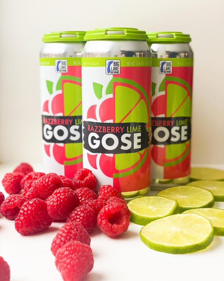 Behold the salty, sour vibe of Big Lake Brewing's Razzberry Lime Gose