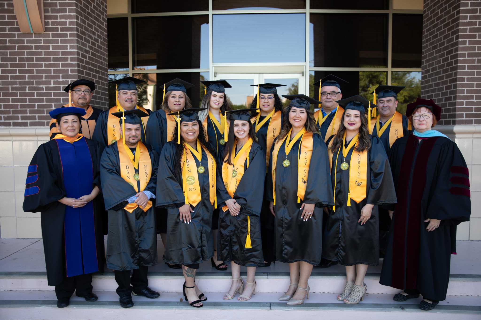 Baccalaureate nursing class graduates from Laredo College