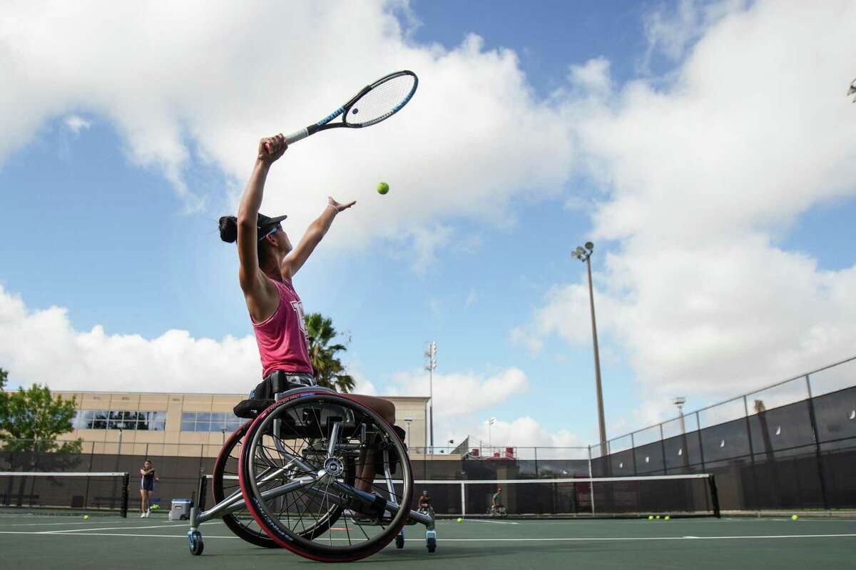 UH elite wheelchair tennis camp a hit for athletes