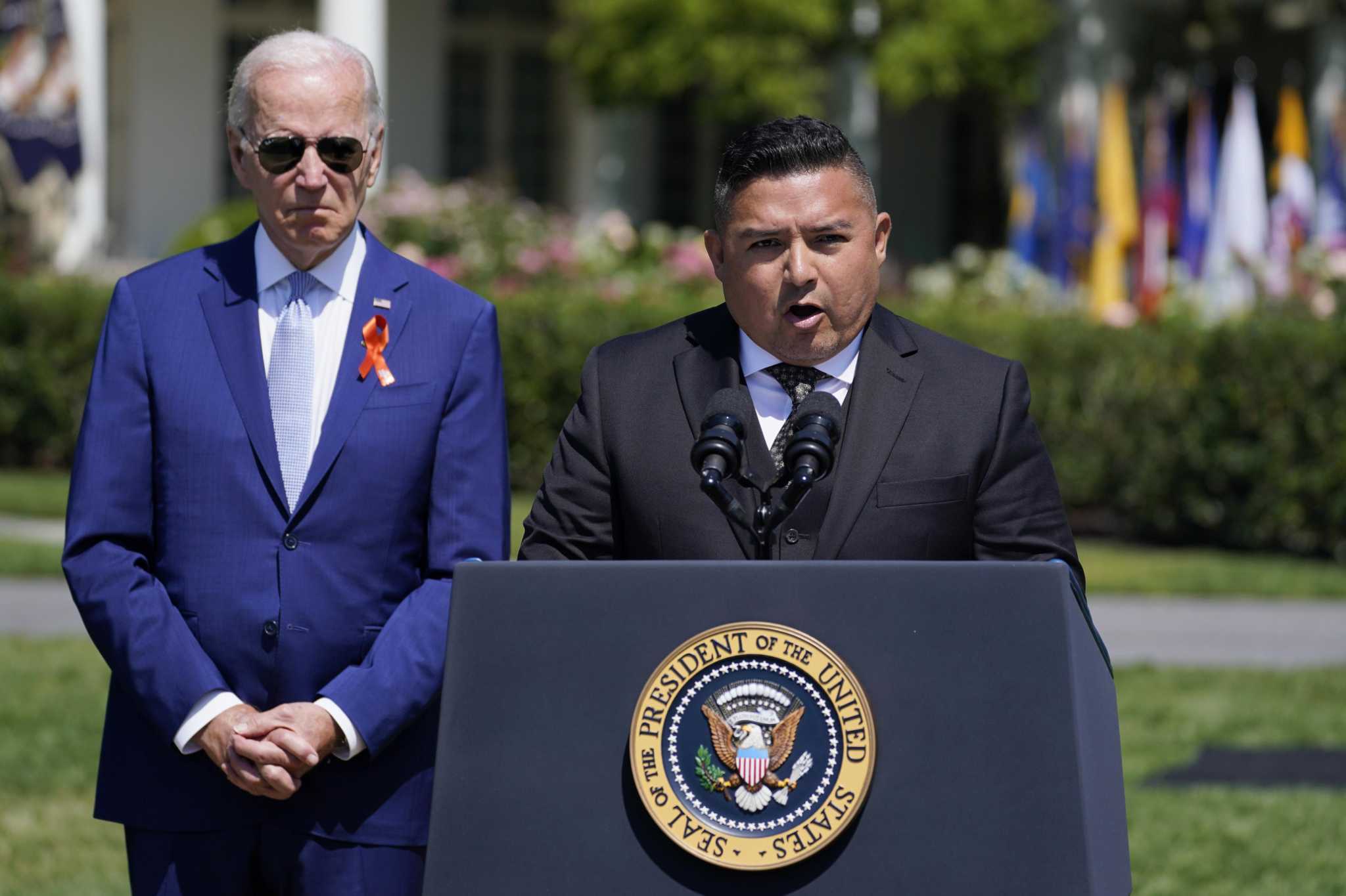 Uvalde doctor who treated kids speaks as Biden hails new gun law