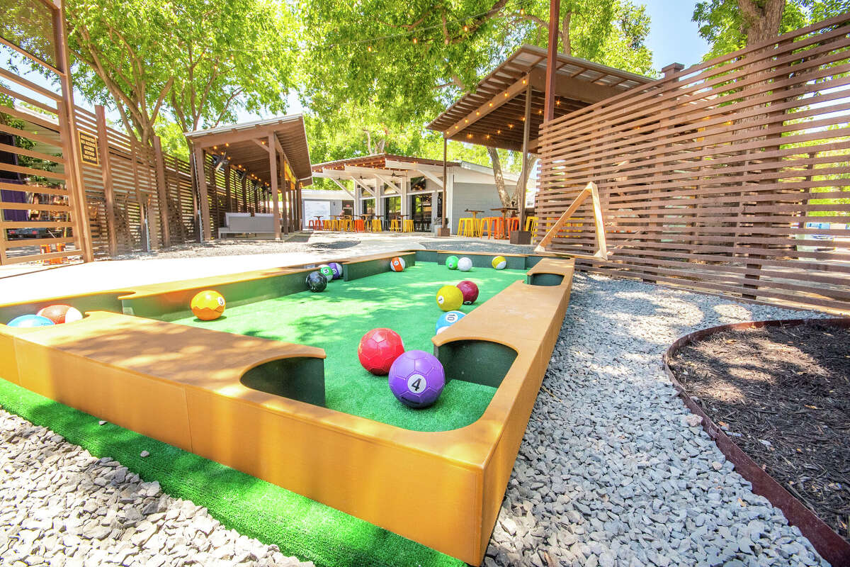 Hidden Grove offers huge patio space for weekend hangouts