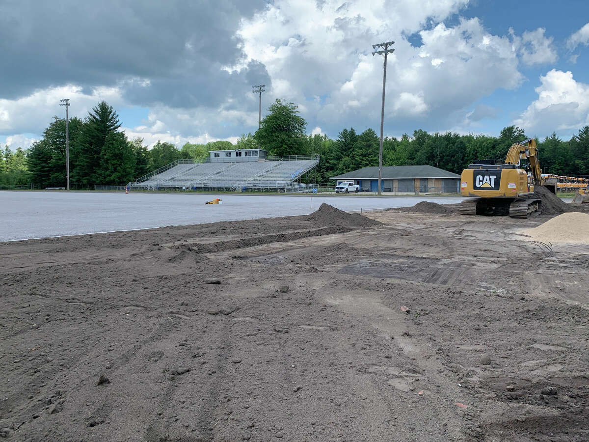 SEEN: New Meridian football field nearing completion, July 12, 2022