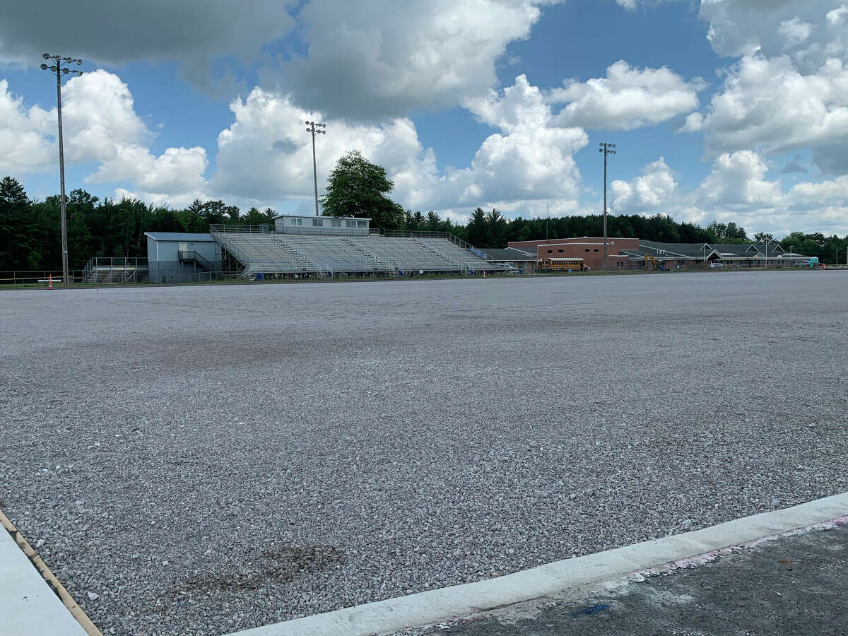 SEEN: New Meridian football field nearing completion, July 12, 2022