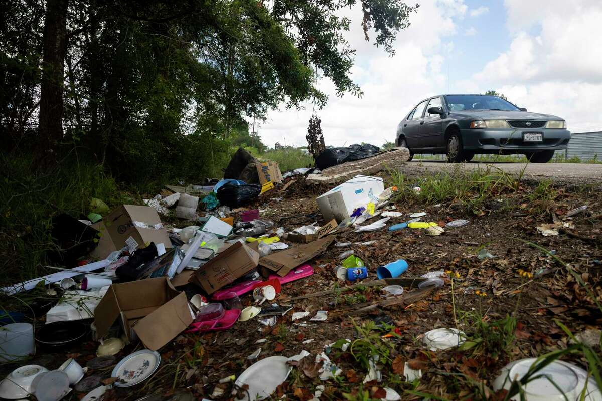 Houston neighborhoods where illegal trash dumping is the worst
