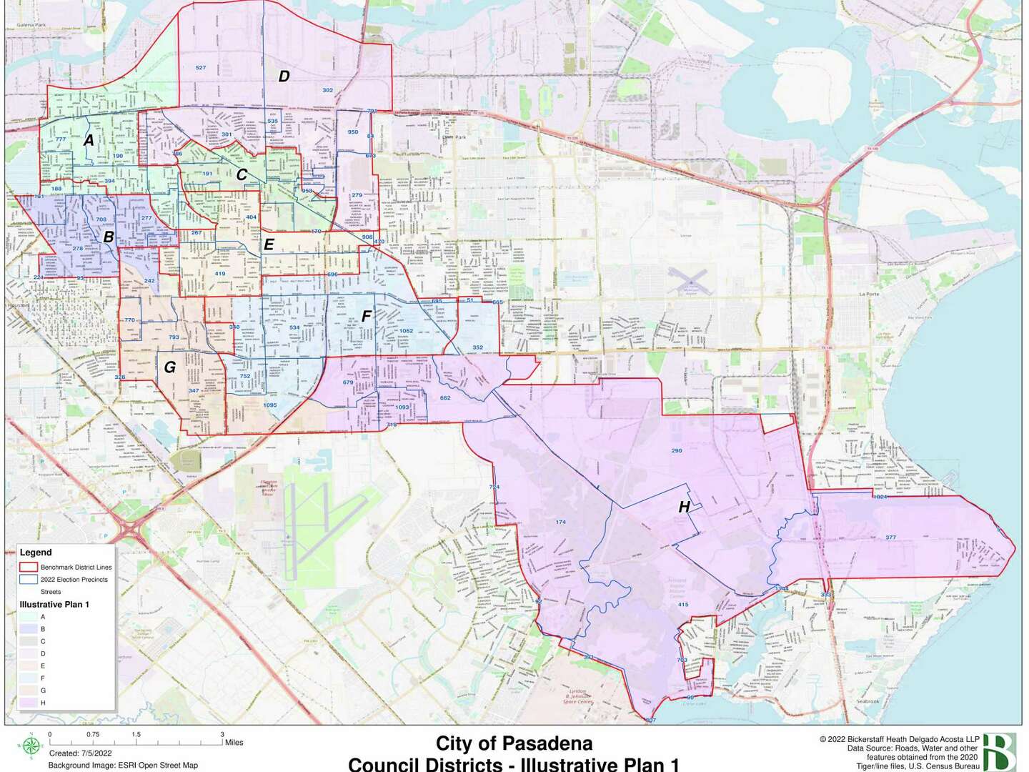 Proposed changes to Pasadena council boundaries set for first vote