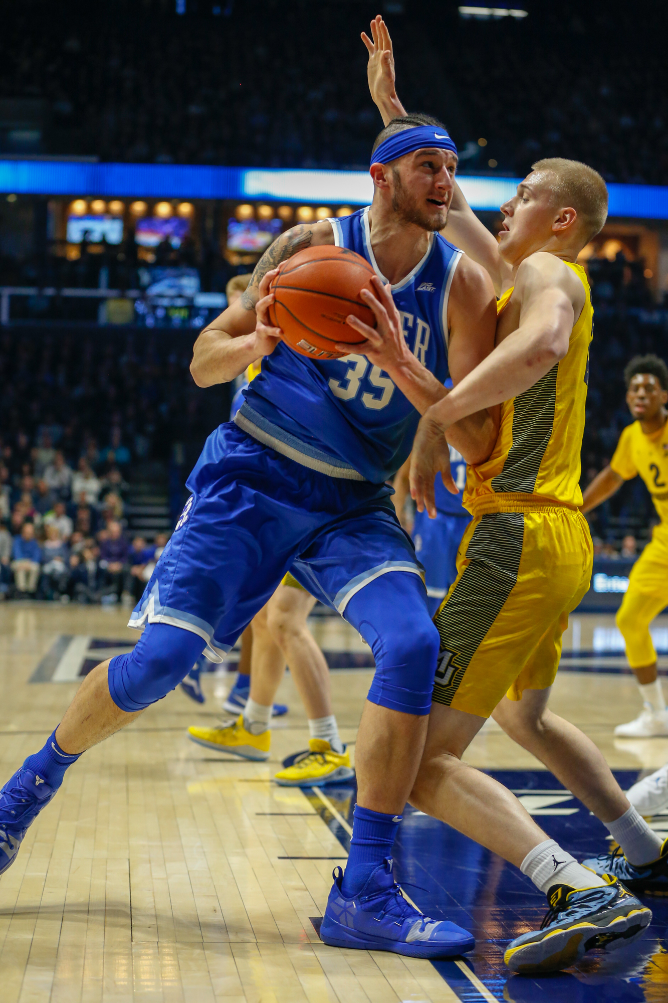 Former Bulldog Zach Hankins performing for New Orleans Pelicans in NBA ...
