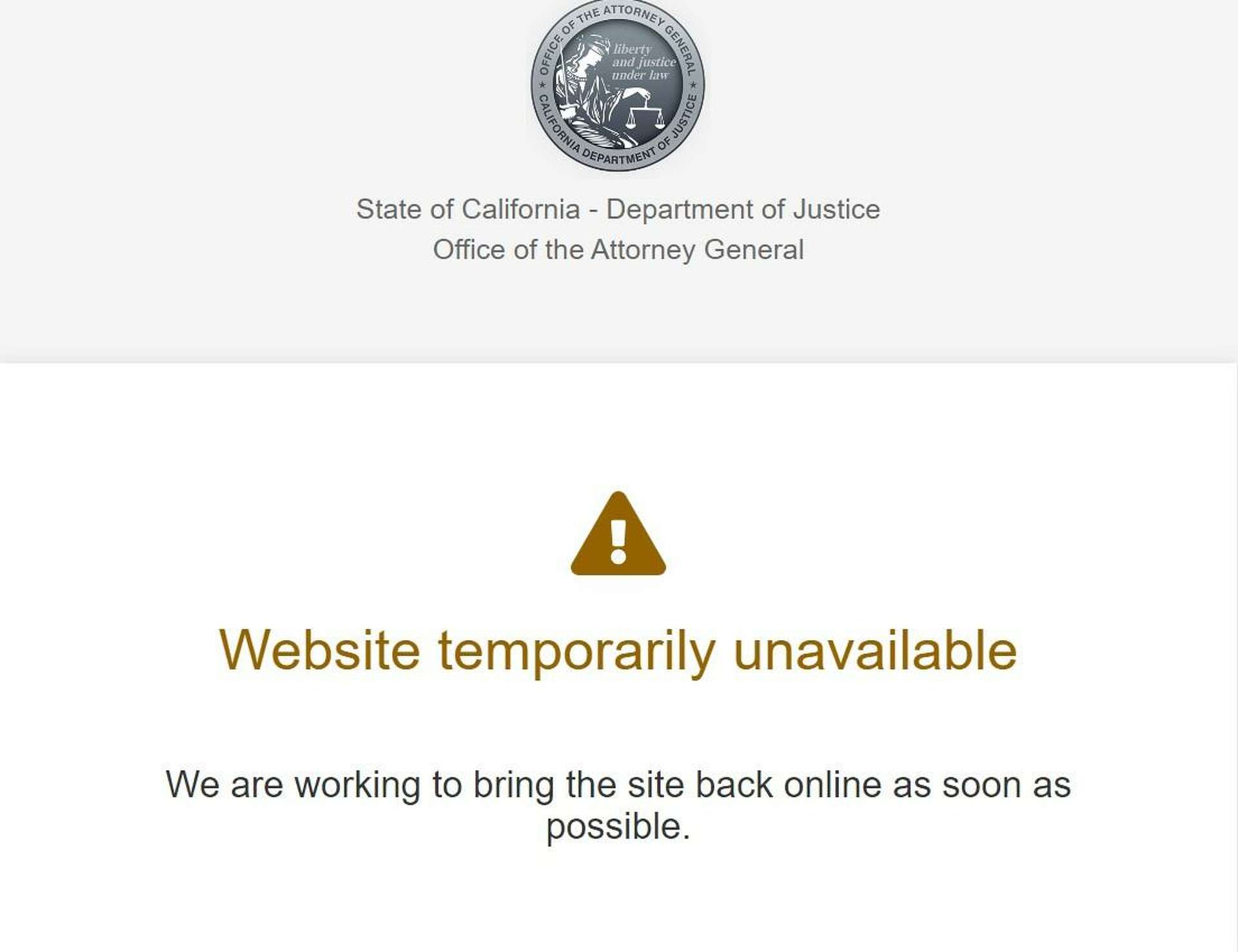 What happened to OpenJustice? State’s criminal justice portal still ...