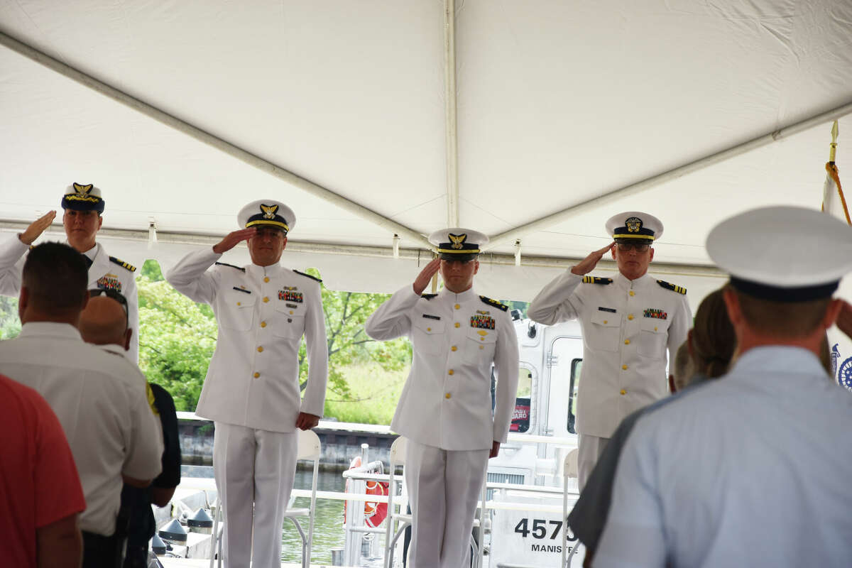 Take a look inside the semi-private Manistee Coast Guard change of ...