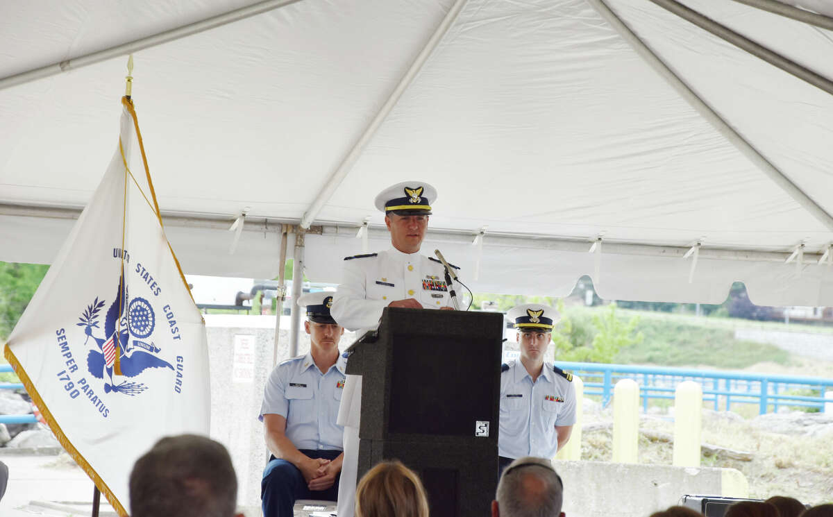 Take a look inside the semi-private Manistee Coast Guard change of ...