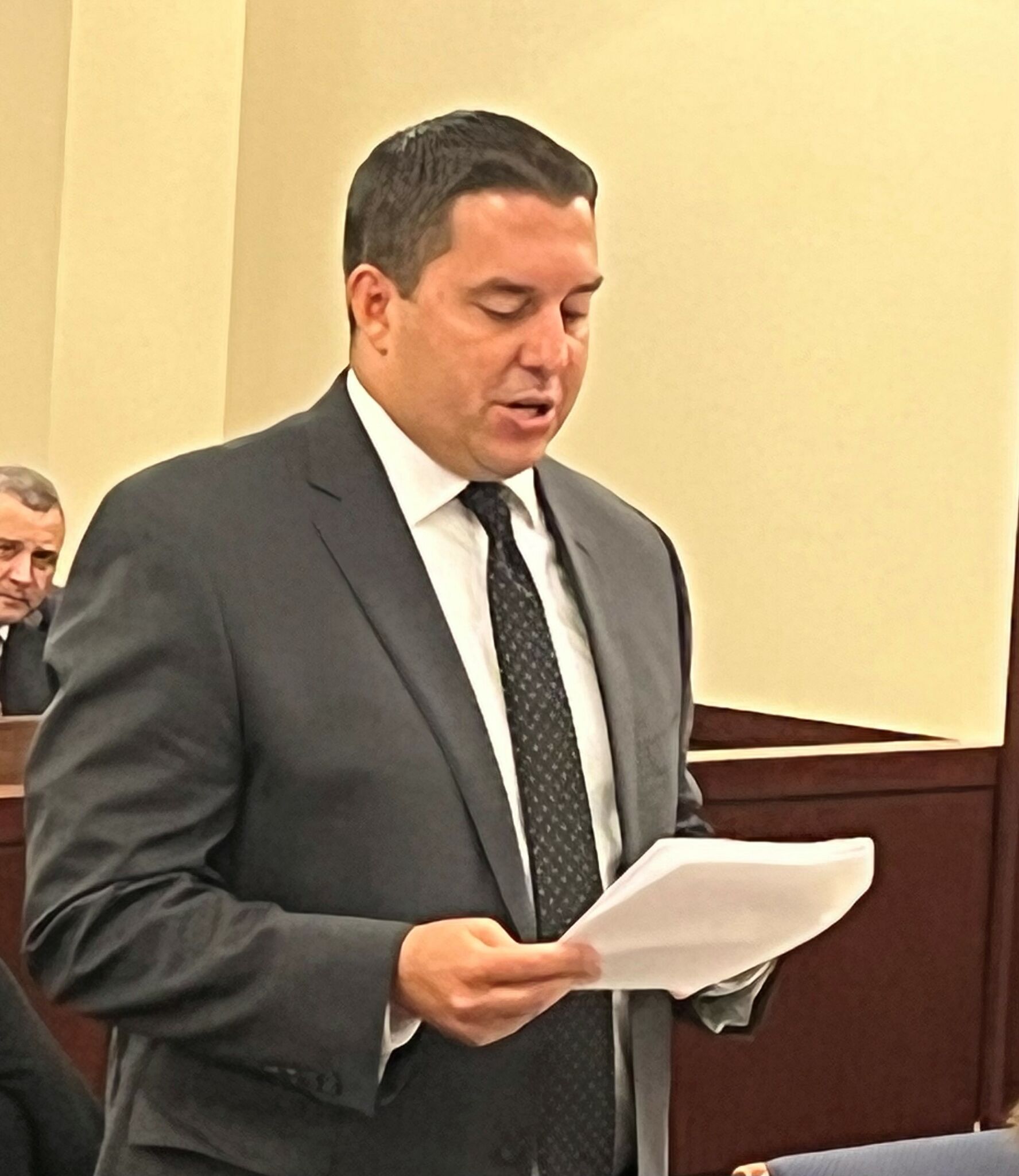 The killer kept yawning, and the judge took notice