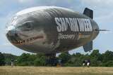 In Photos: Shark Week blimp fuels up in Stratford