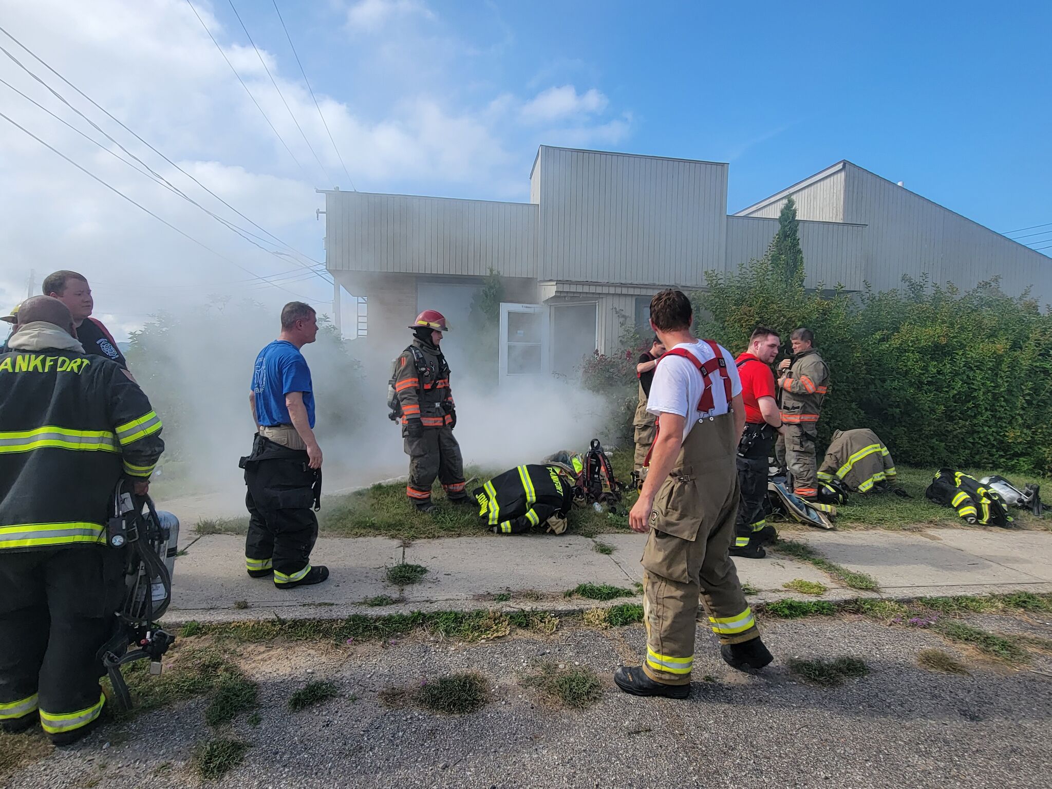 Firefighters search for victims, breach walls in full-scale drills in ...