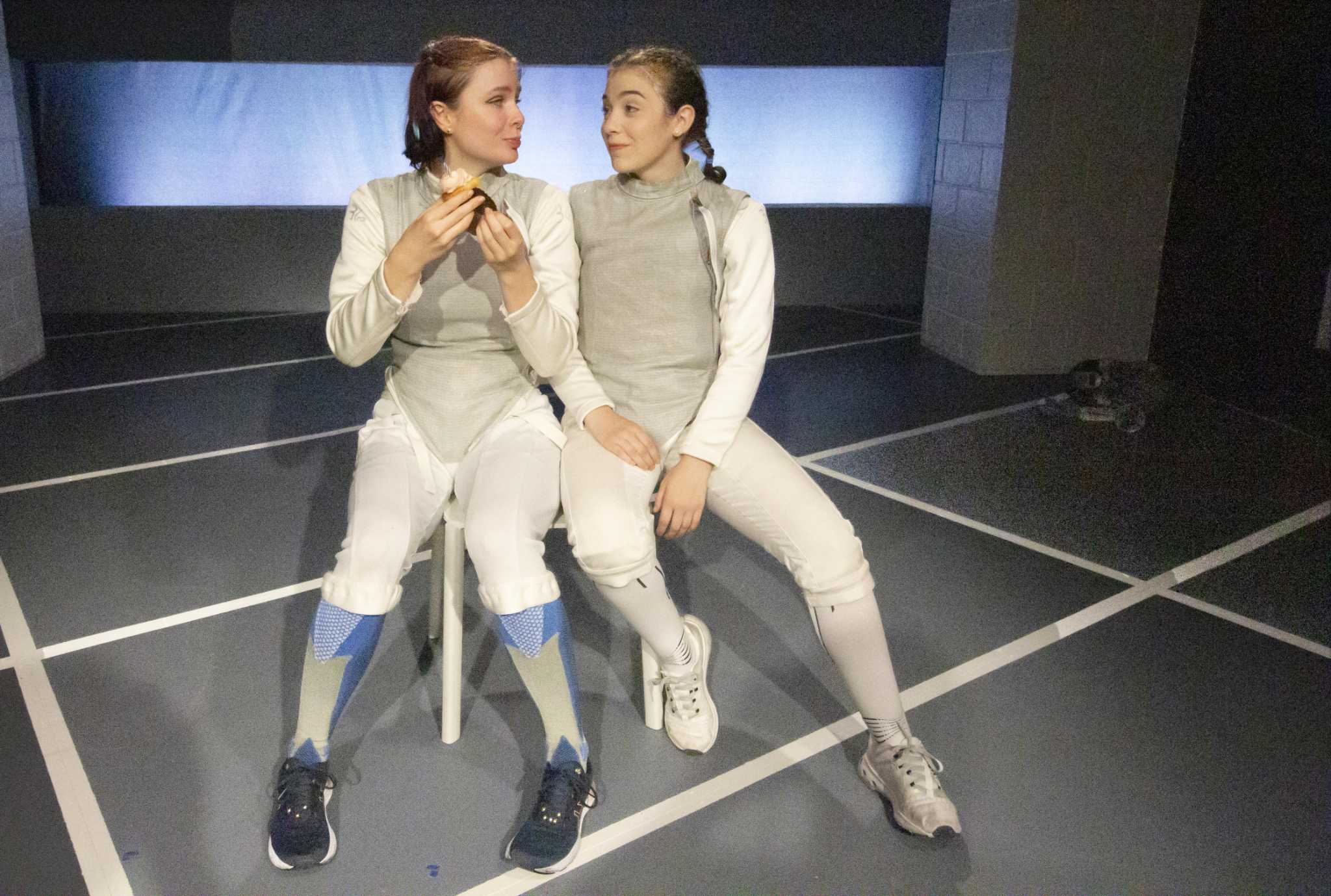 Review: Thrown Stone Theatre staging Olympic fencing contest play with ...