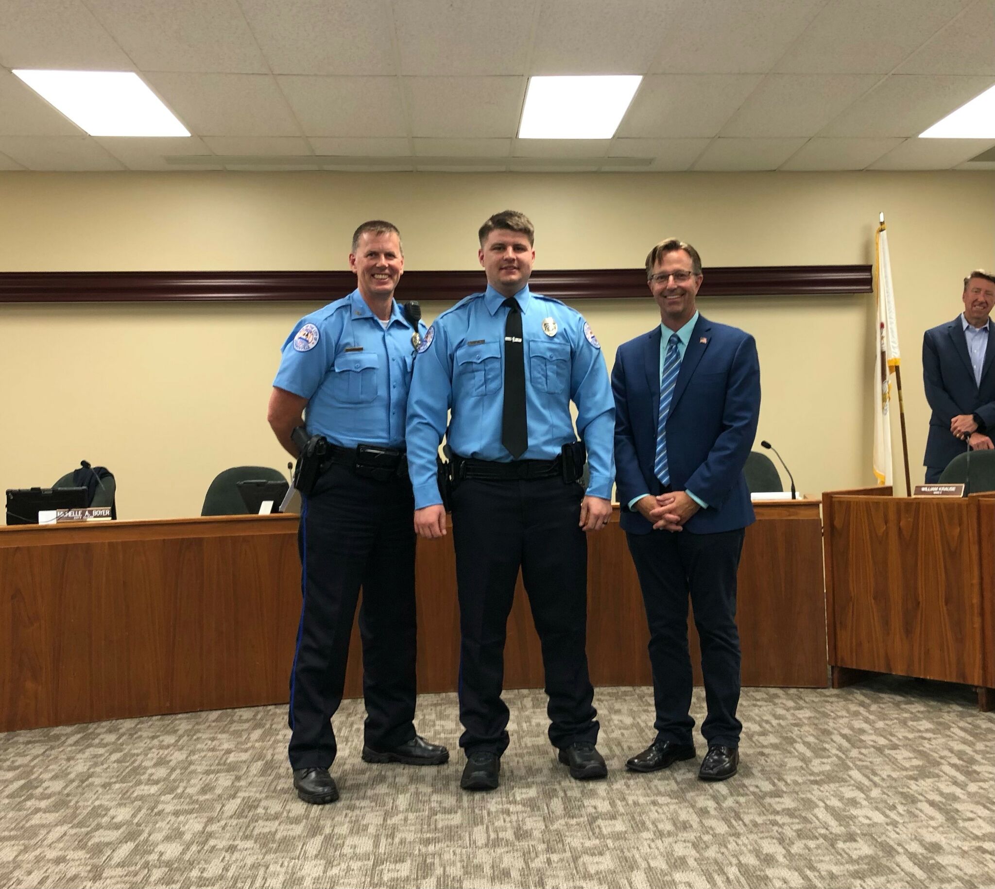 Edwardsville swears in new police officer Tuesday
