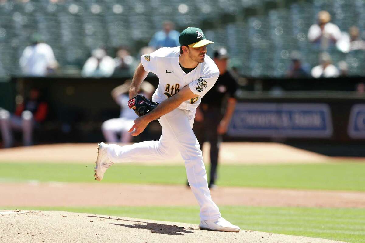 Frequent call-up Zach Logue performs well, but A’s fall to Detroit in ...