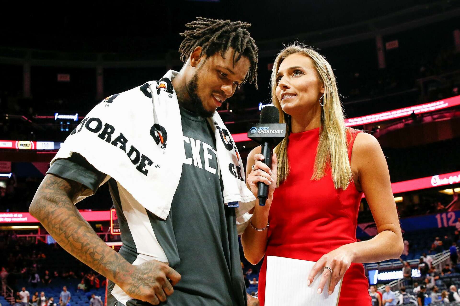 Rockets sideline reporter Cayleigh Griffin gets engaged to Cleveland ...