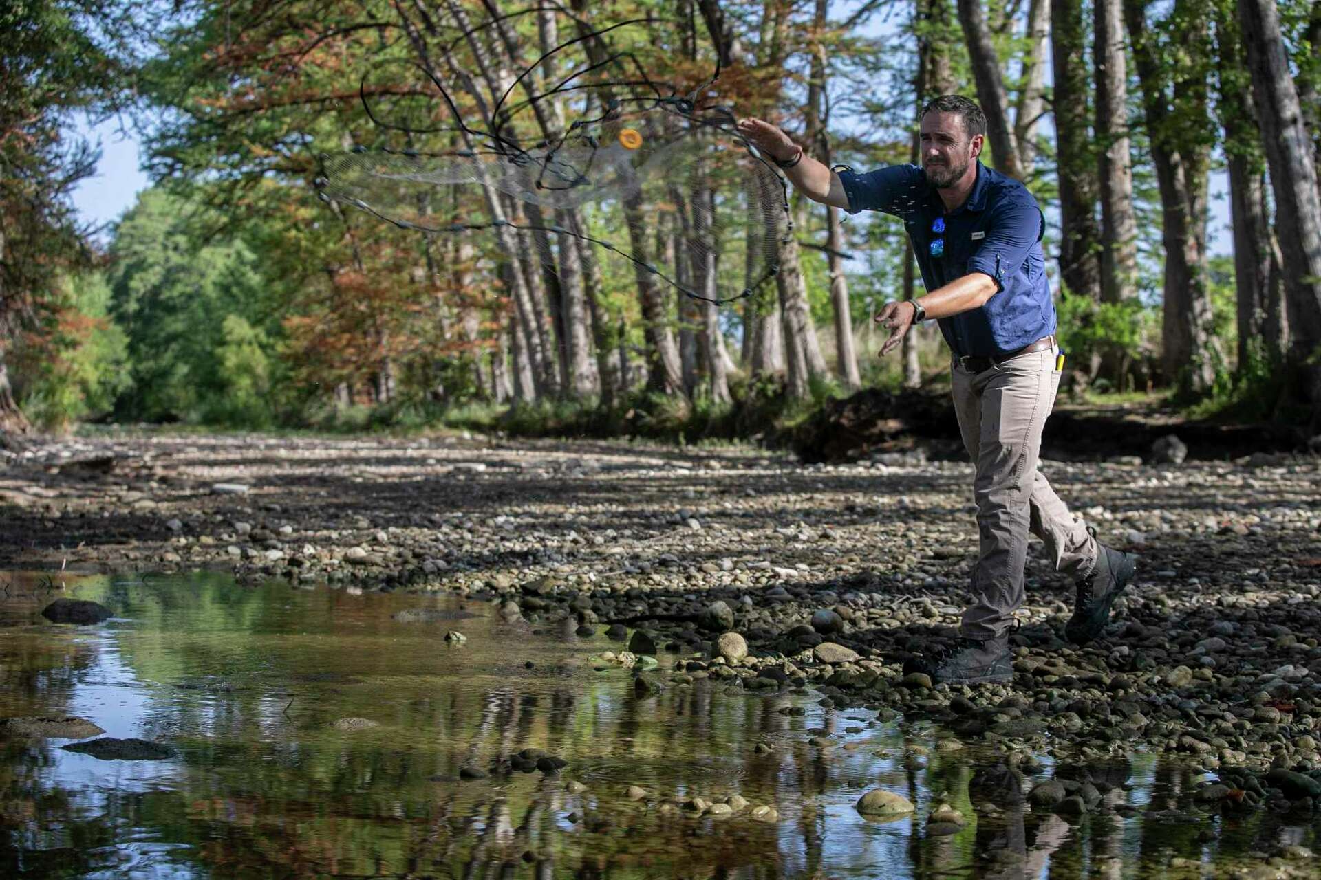 Bandera River Authority saves fish from drought