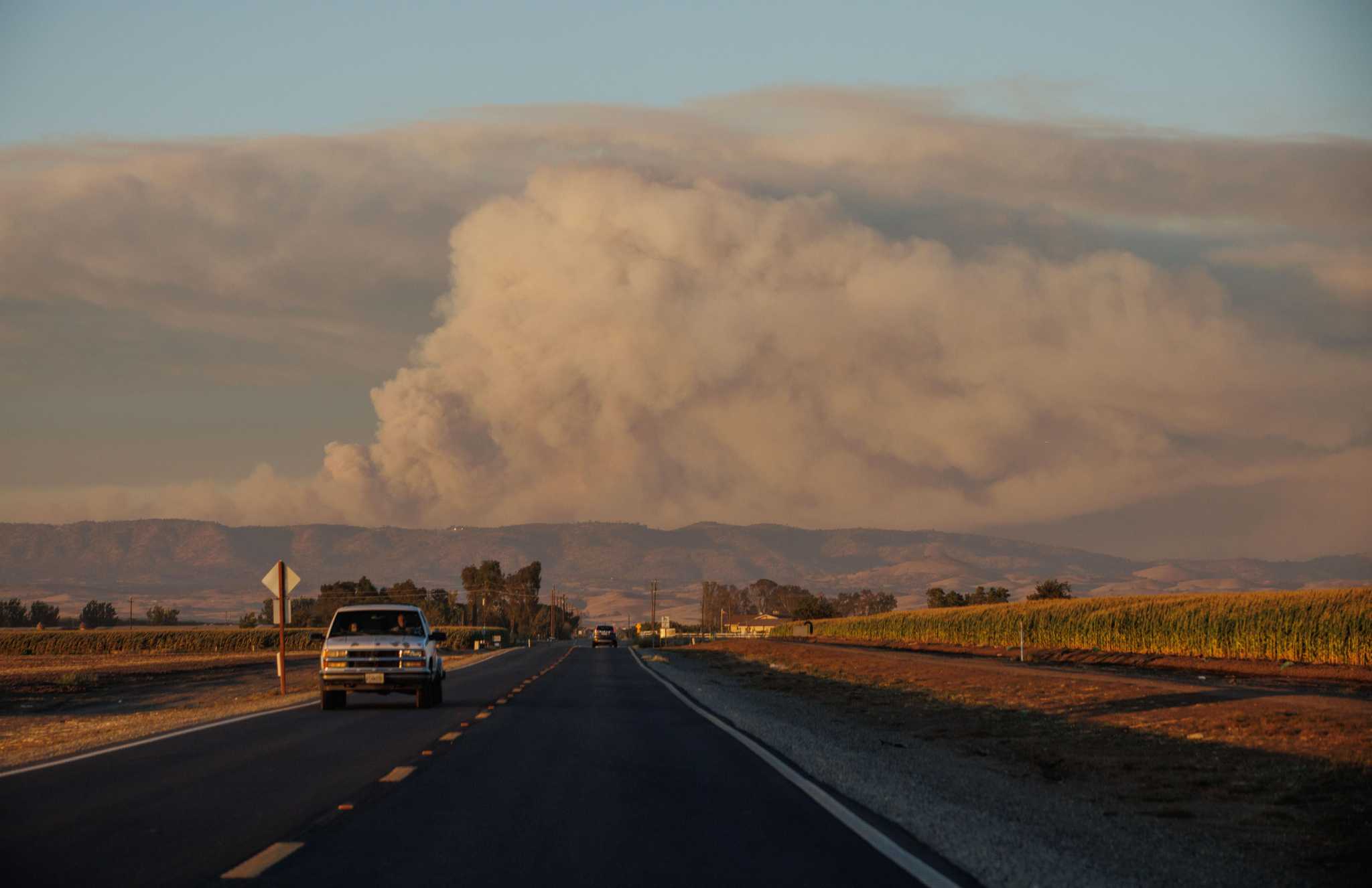 Here’s where smoke from the Oak Fire near Mariposa is headed