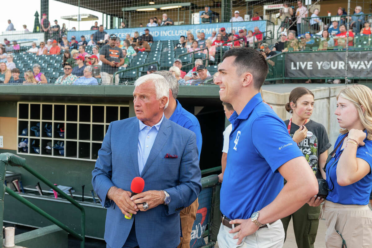 PHOTOS: Terry Collins honored at Dow Diamond, July 23, 2022