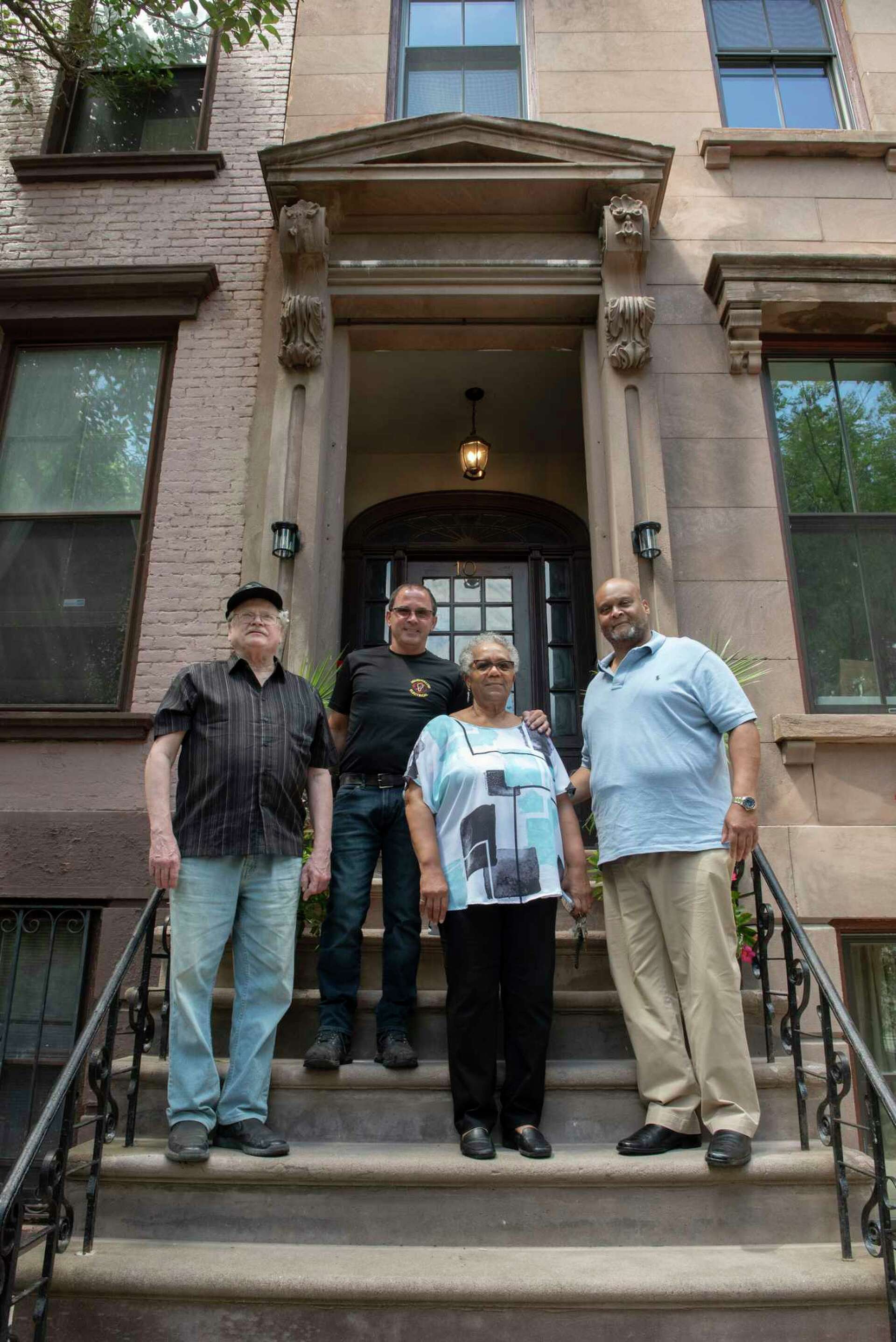 Brownstone at 10 Hall Place in Albany renovated into apartments