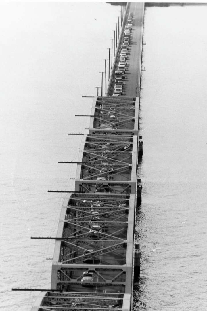The Dumbarton Bridge was the first to span the San Francisco Bay