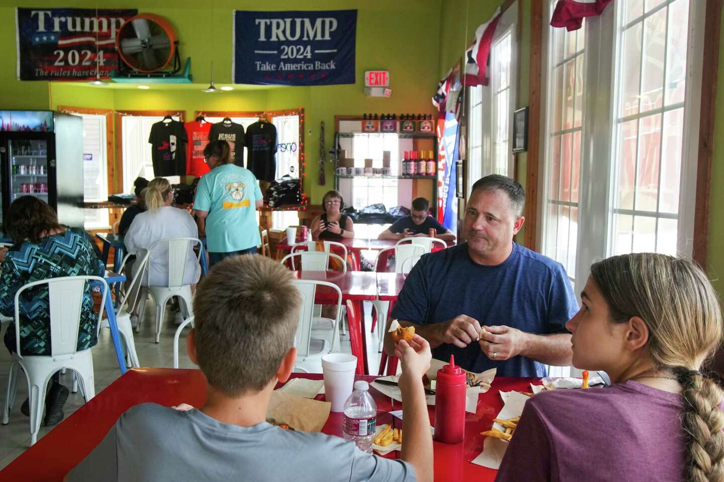 Texas' Trump Burger restaurant is a tourist attraction and monument