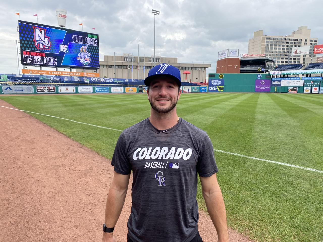 Why ex-UConn pitcher P.J. Poulin was promoted from Yard Goats