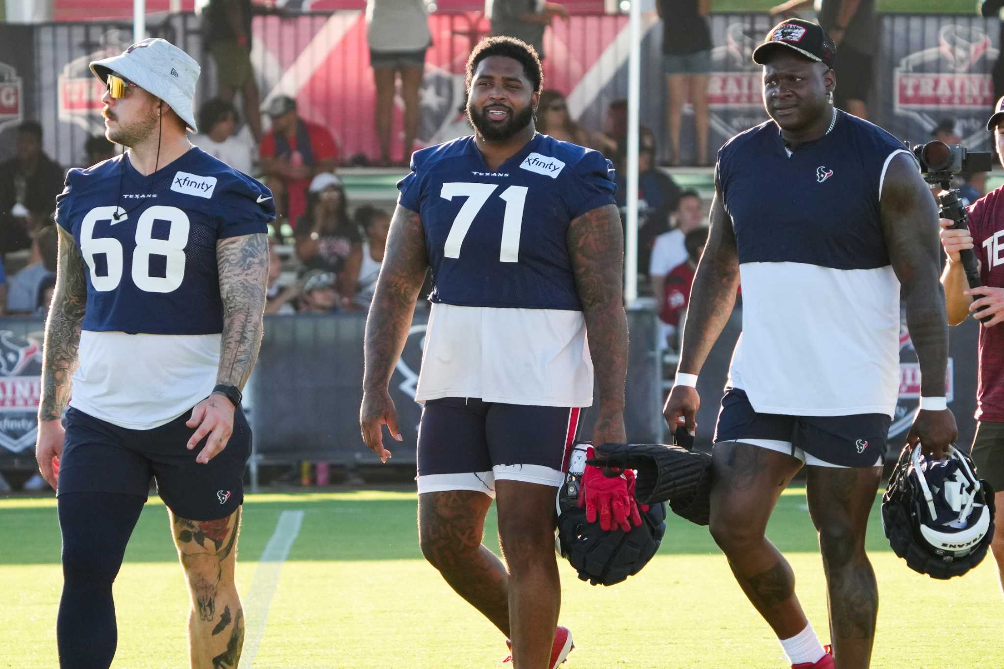 Recovering injured Texans see more action on Day 2 of camp