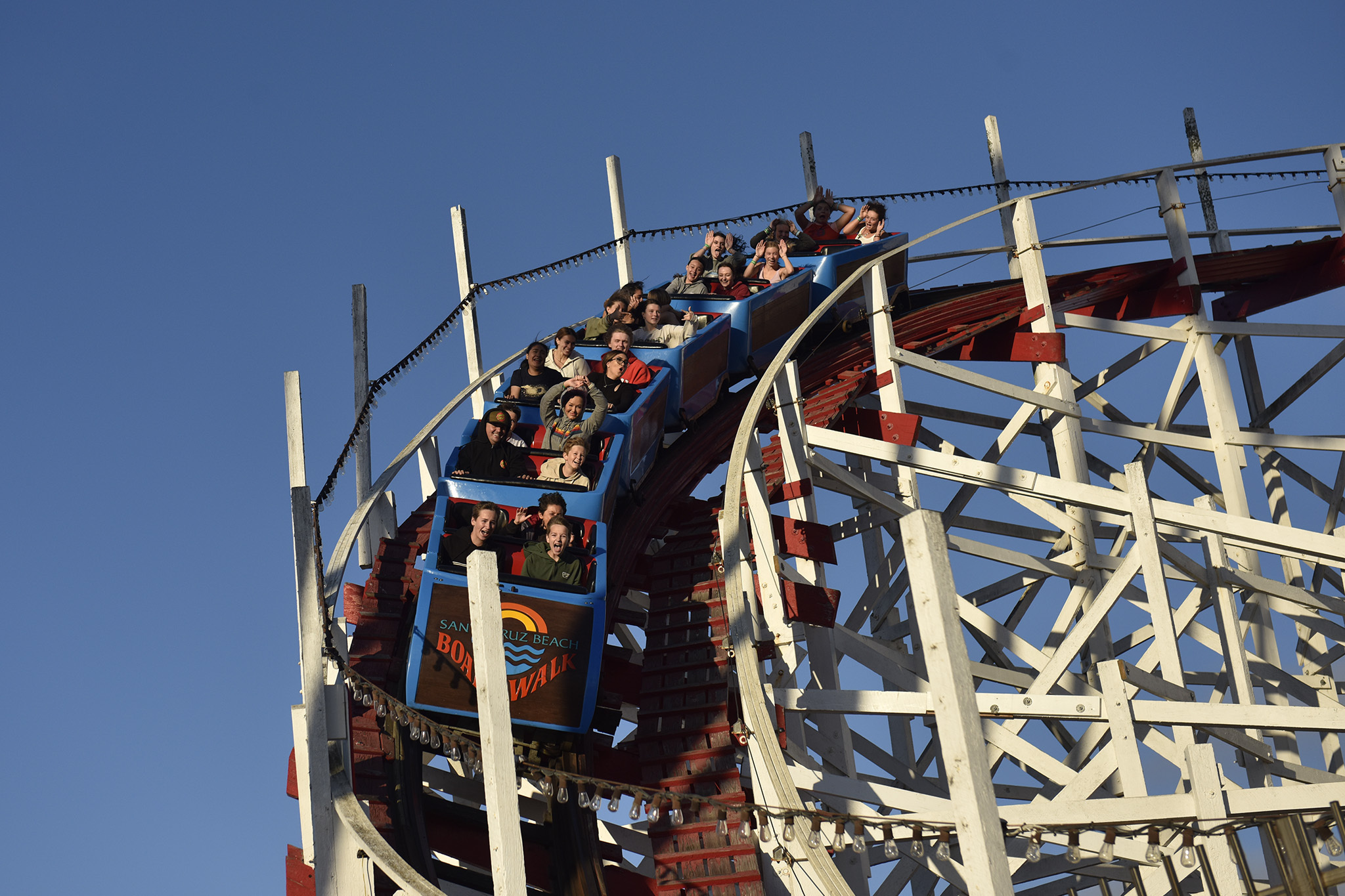 The underbelly of California's oldest surviving roller coaster