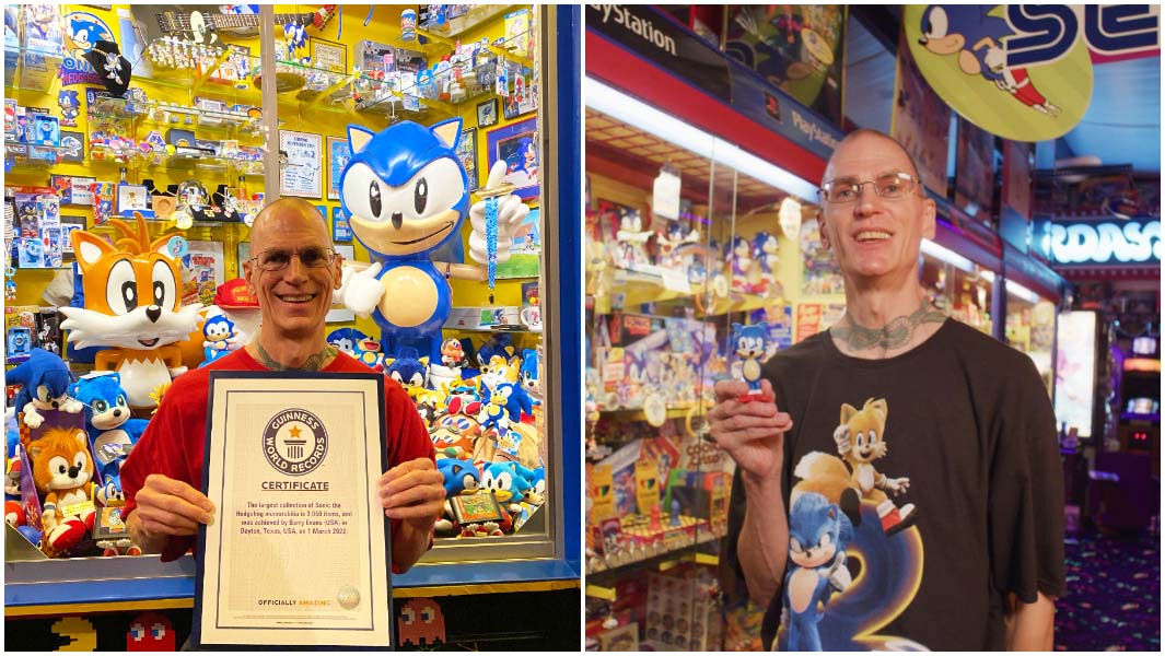 Texas man breaks world record for Sonic the Hedgehog collection ...