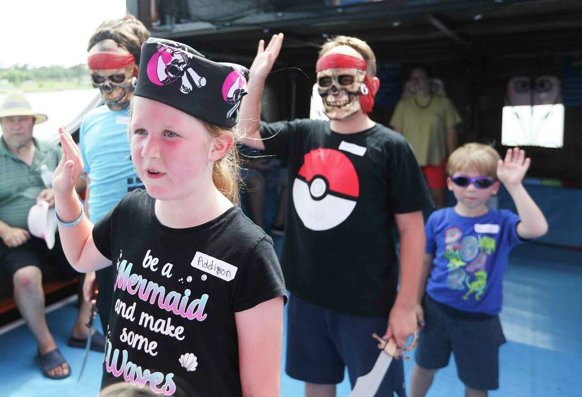 Ships Ahoy! Pirate ship sets sail on Lake Conroe