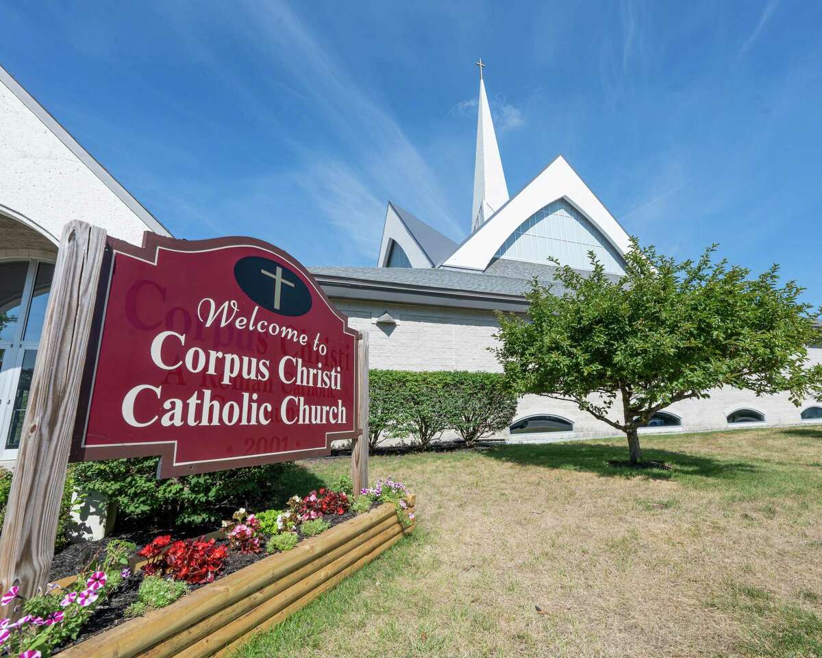 On Sunday, Bishop Edward B. Scharfenberger met on the steps of Corpus ...