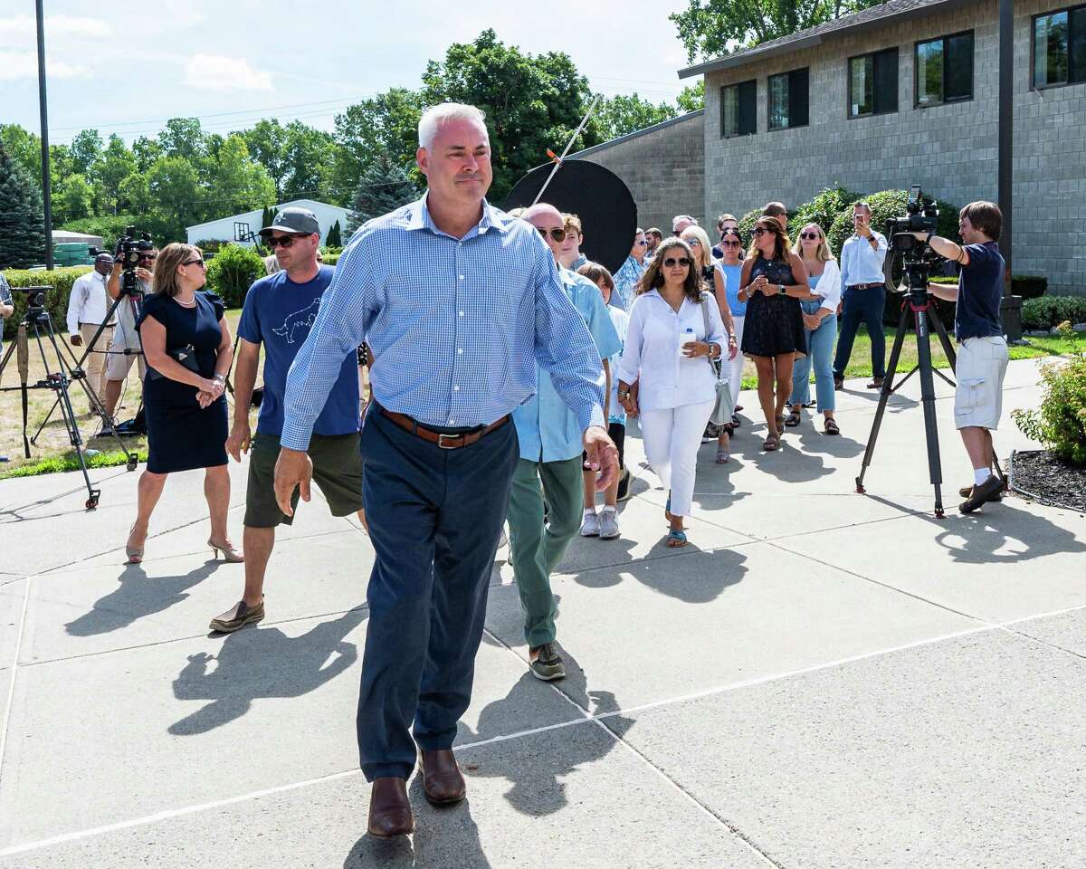 On Sunday, Bishop Edward B. Scharfenberger met on the steps of Corpus ...