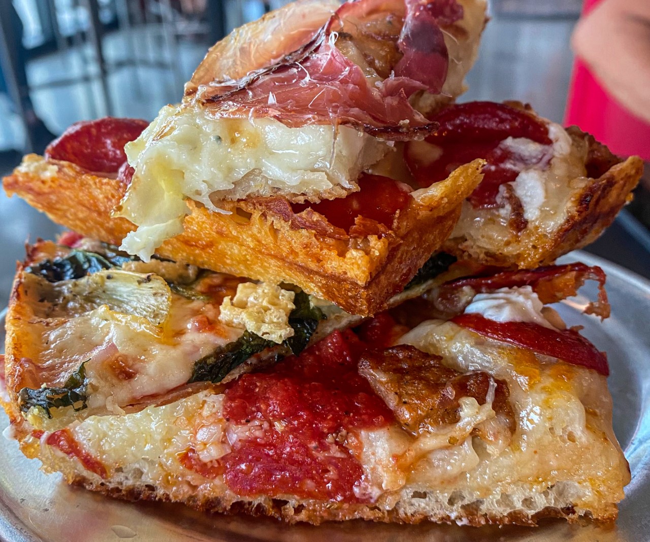 San Antonio's first slice of Via 313's Detroit-style pizza