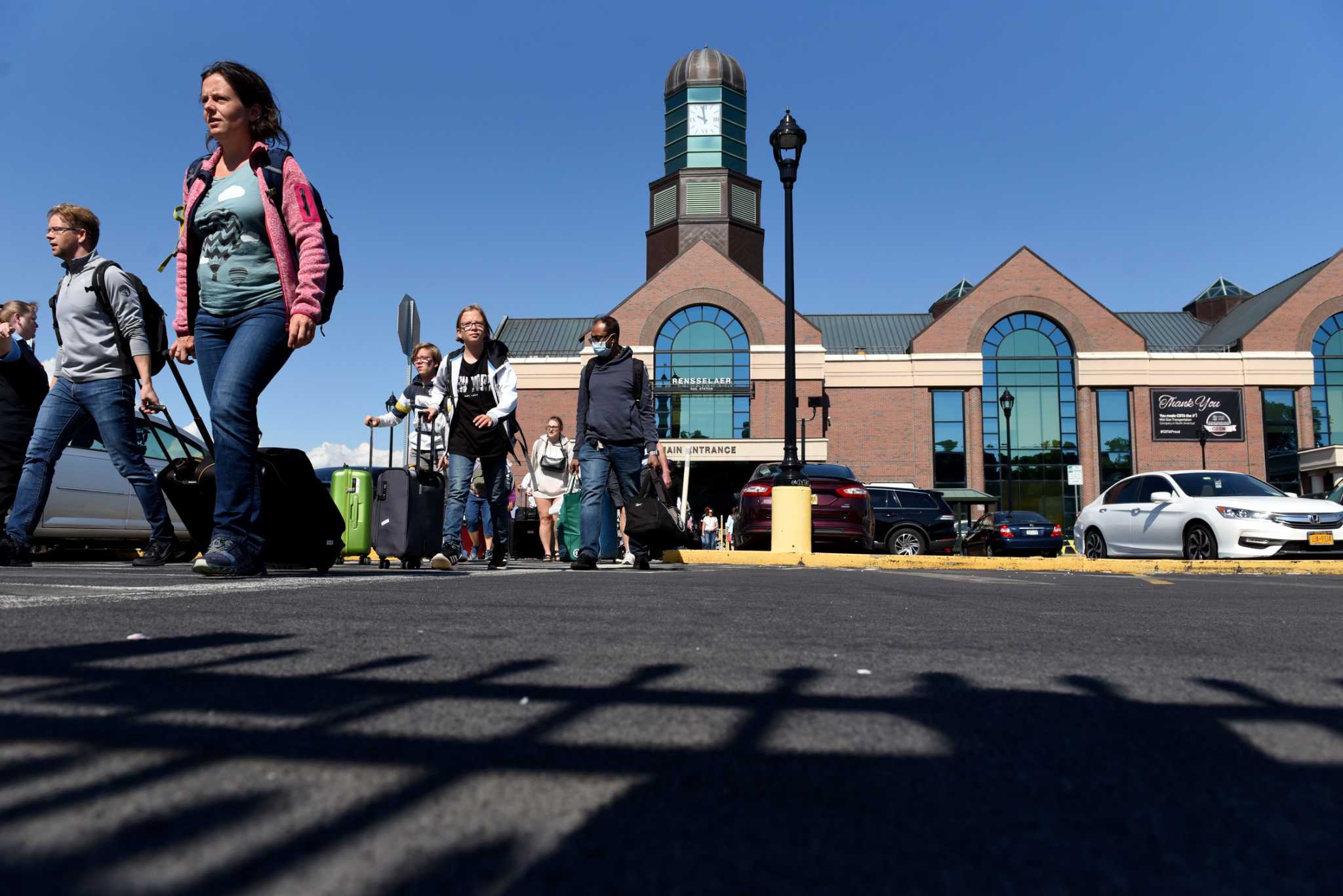 Rennselaer train station now the Joseph L. Bruno Rail Station