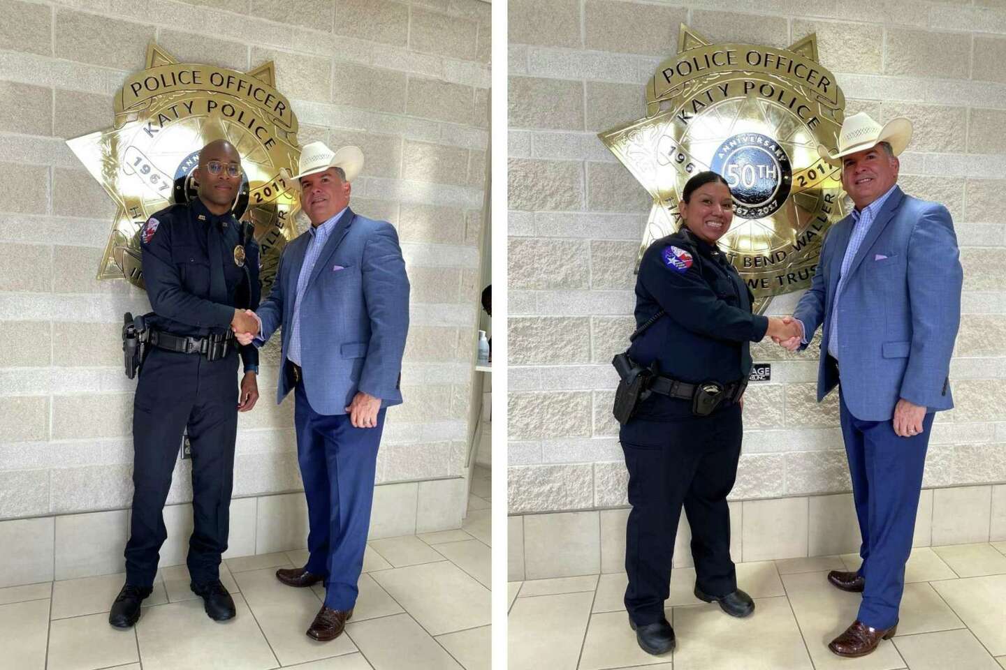 Two new officers join Katy Police Department