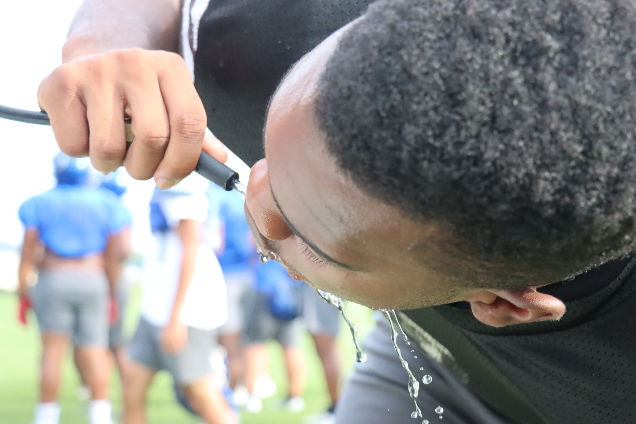 Heat safety a top priority for local football coaches during camp