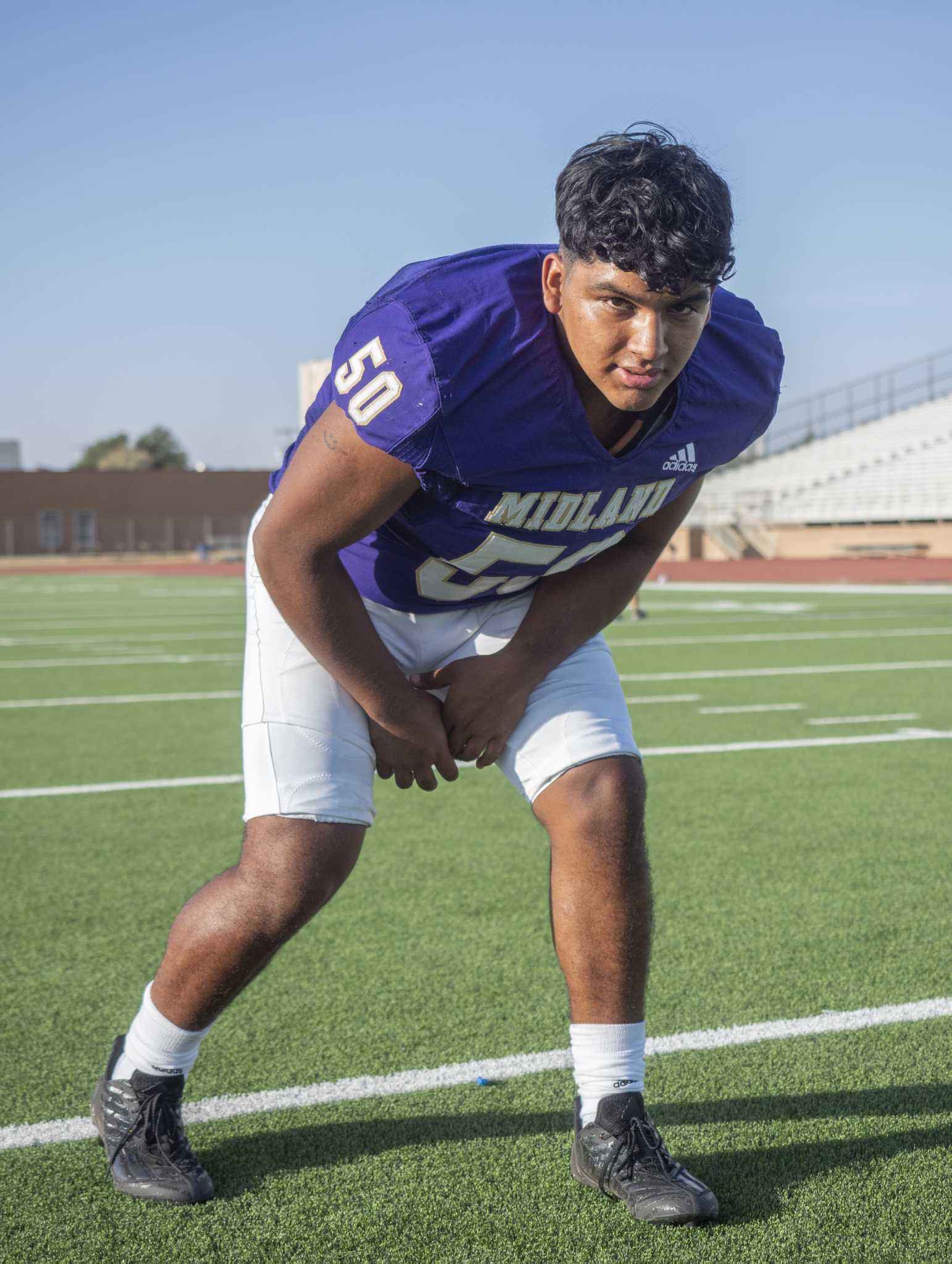 Undersized Daniel Varela a playmaker on Midland High defensive line