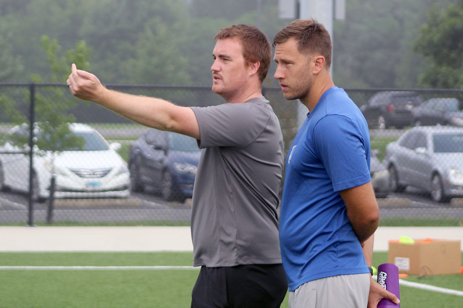 'Finally, we're on the field': New men's coach puts 'Blazers through ...