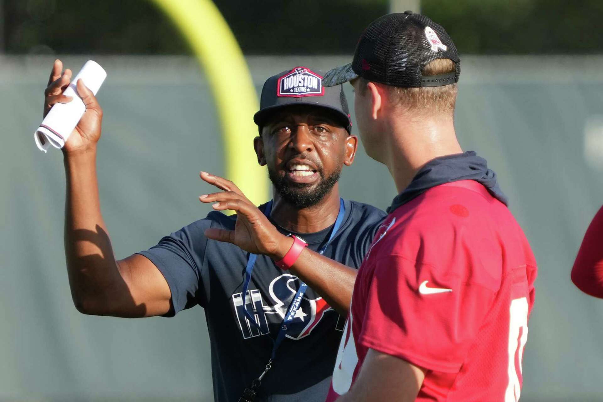 Texans OC Pep Hamilton has come a long way from Howard