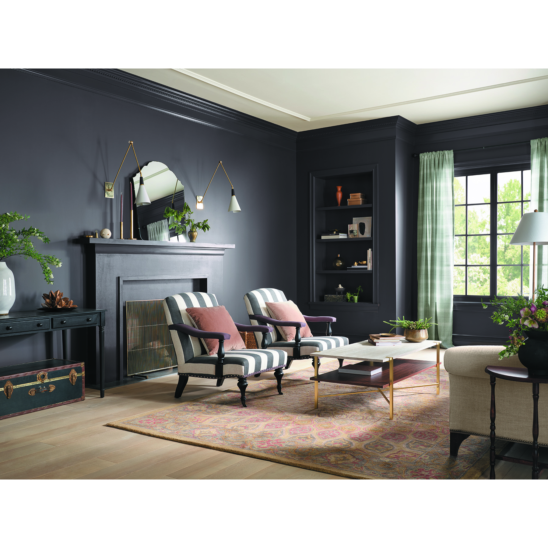 HGTV Home picks a deep, dark gray, Darkroom, as its top color for 2023