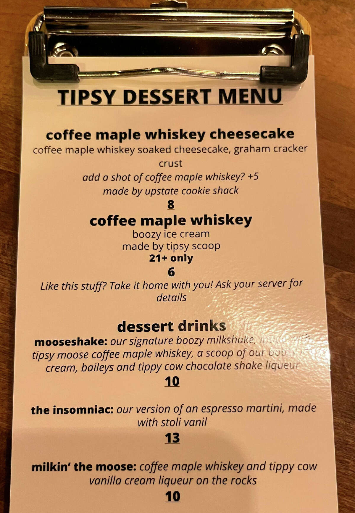 Tipsy Moose launches ice cream made with its coffee-maple whiskey