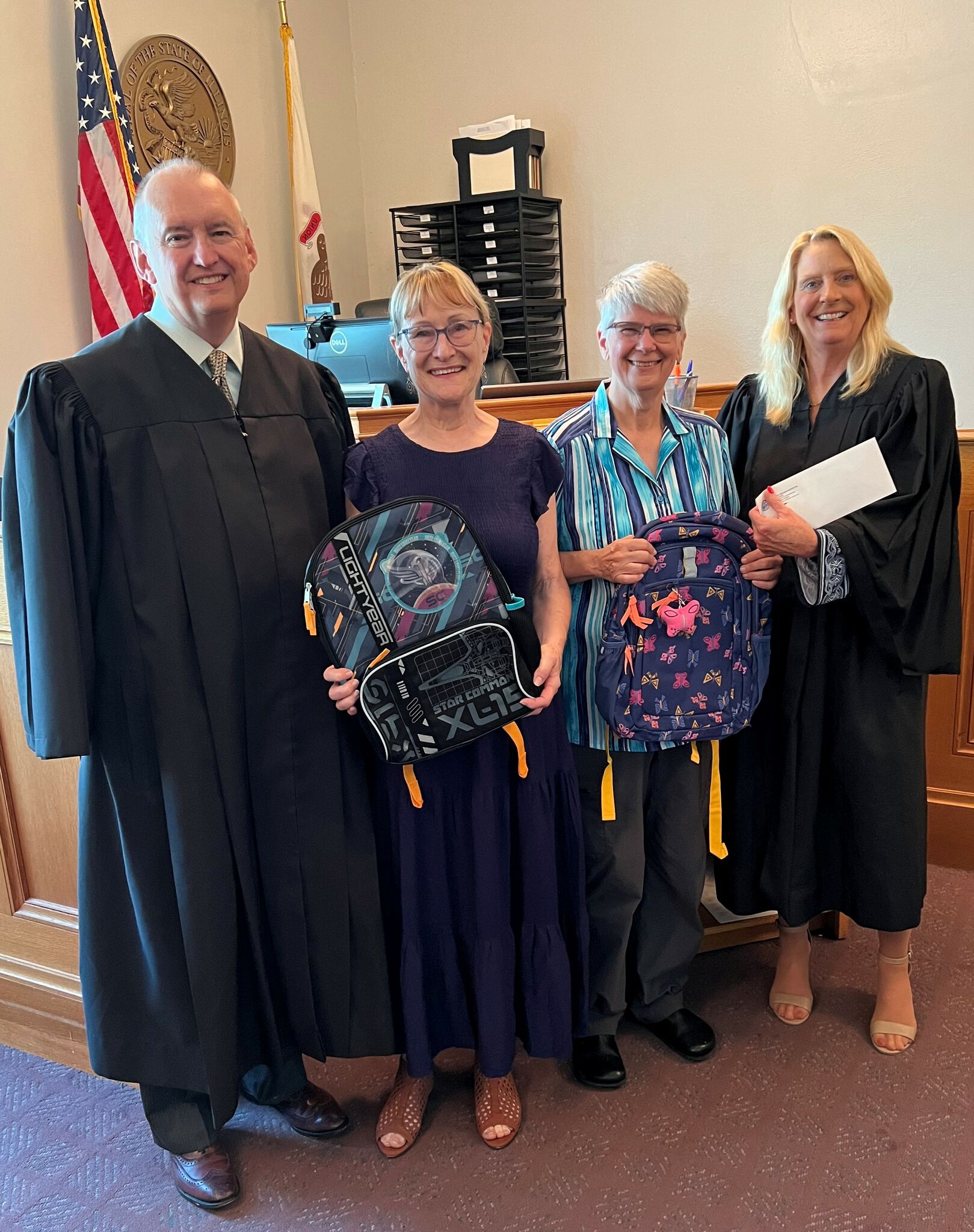 Judges help get kids ready for school