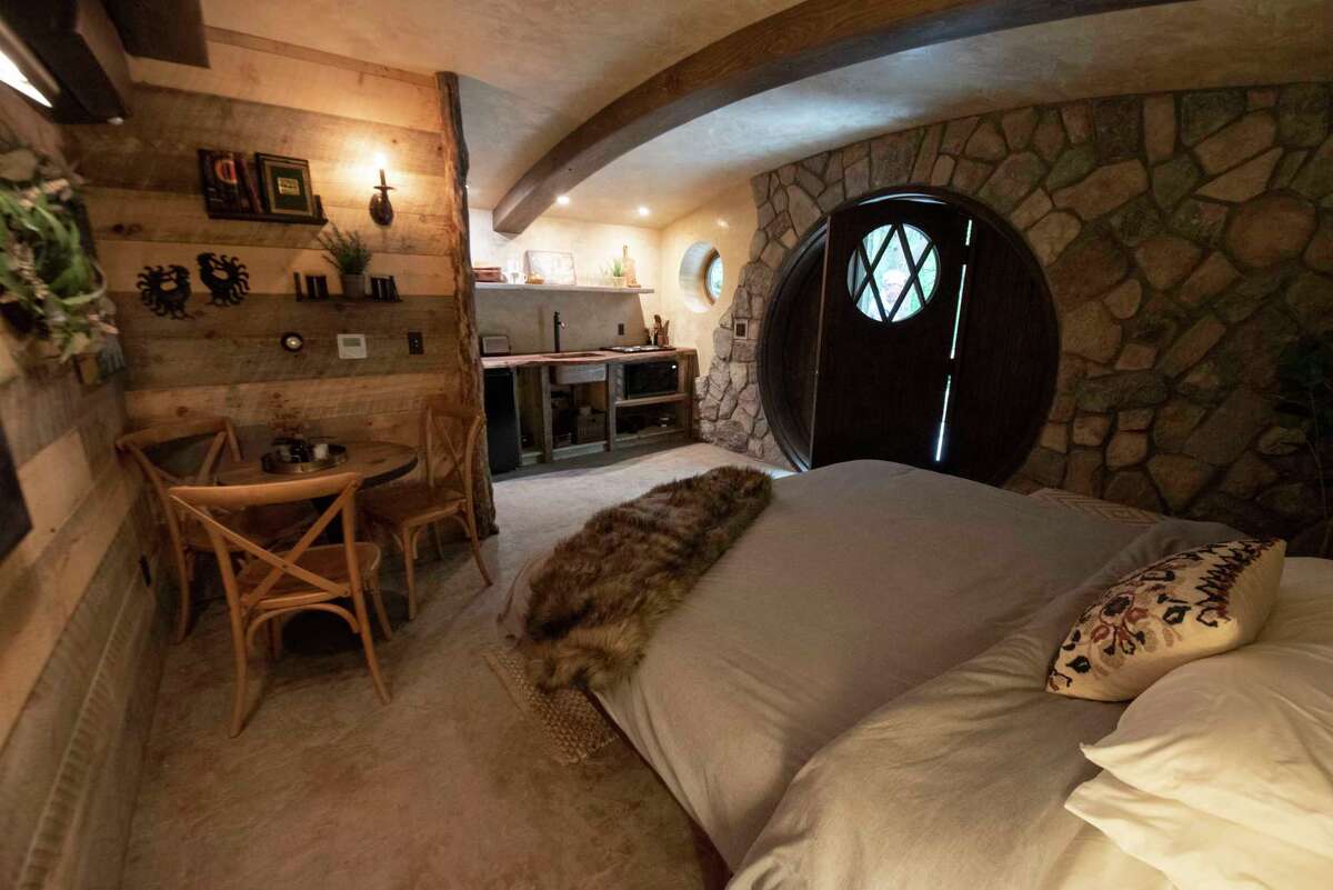At June Farms, visitors can stay in hobbit houses, air-conditioned ...