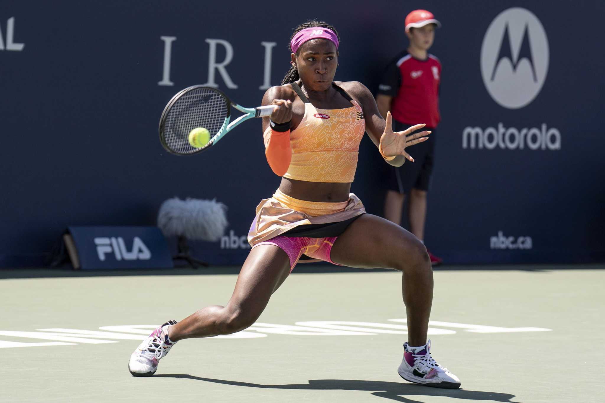 Sports Digest Coco Gauff Reaches Toronto Tourney Quarters