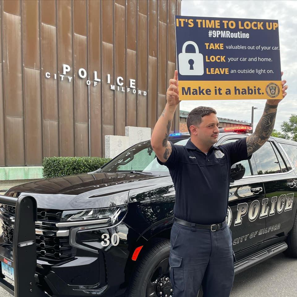 At 9 p.m., ‘It’s time to lock up’ your car, Milford police urge in an ...