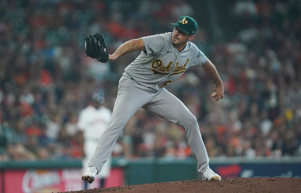 A’s Zach Logue roughed up by Astros in return to rotation, offense ...