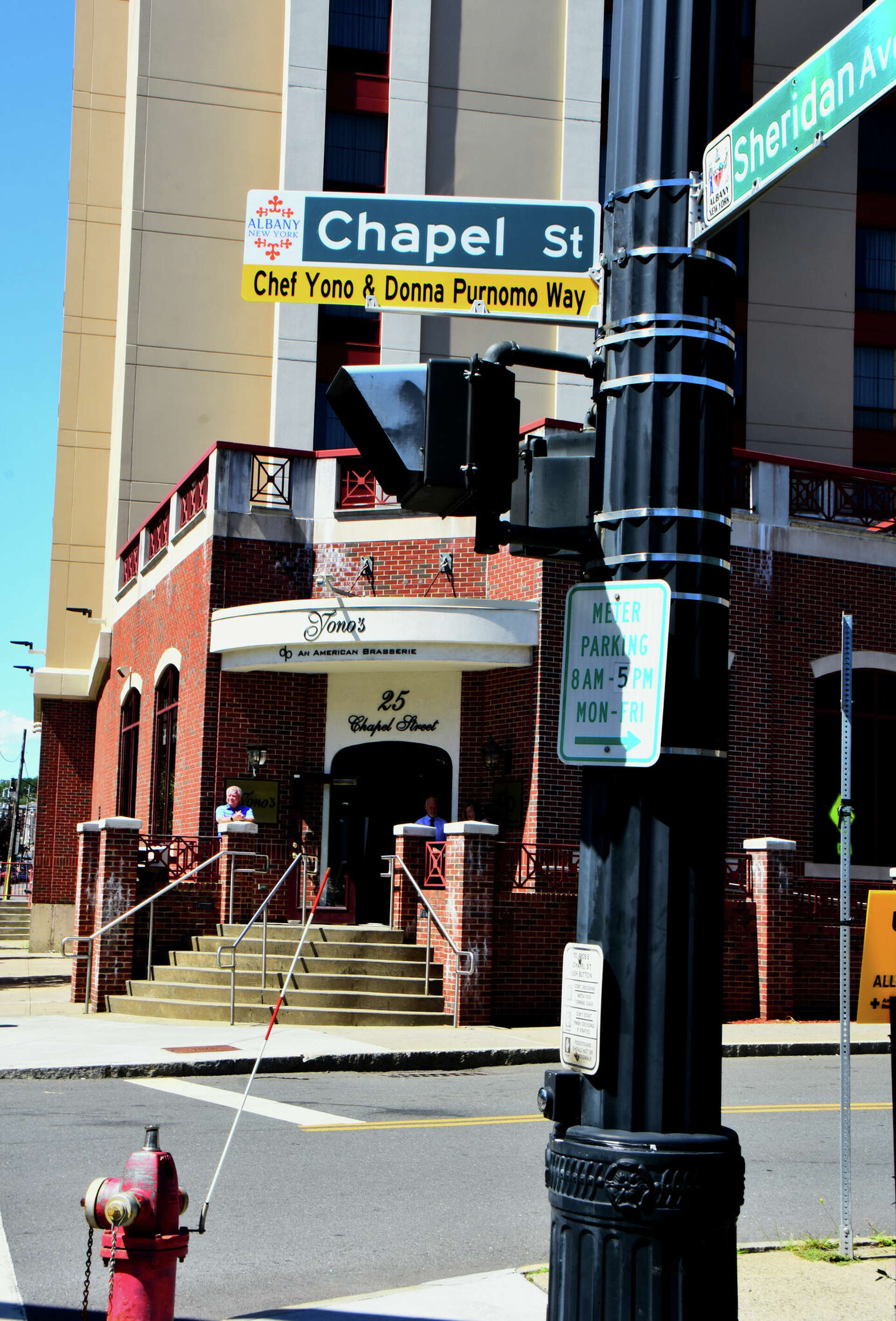 Downtown Albany block renamed for Donna and Yono Purnomo