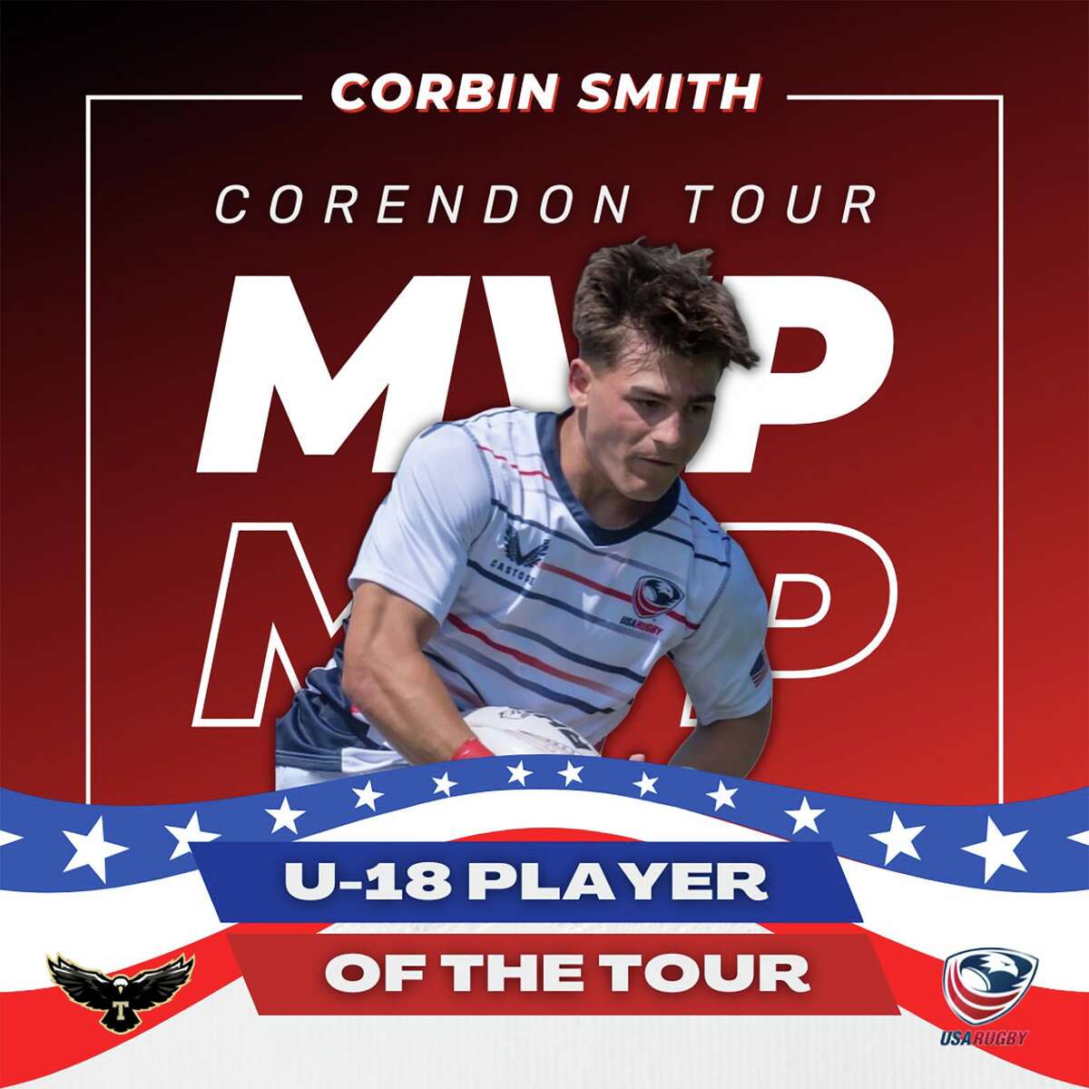 Trumbull’s Corbin Smith, USA Rugby MVP, heads to Hartpury in England